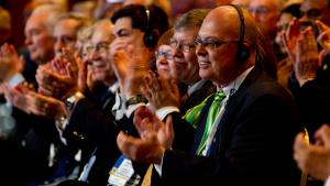 District govenors-elects at Rotary International Assembly.